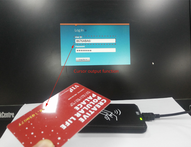 ICode SLIX Chip 13.56MHz Desktop RFID Reader Writer USB Interface پلاگ ...